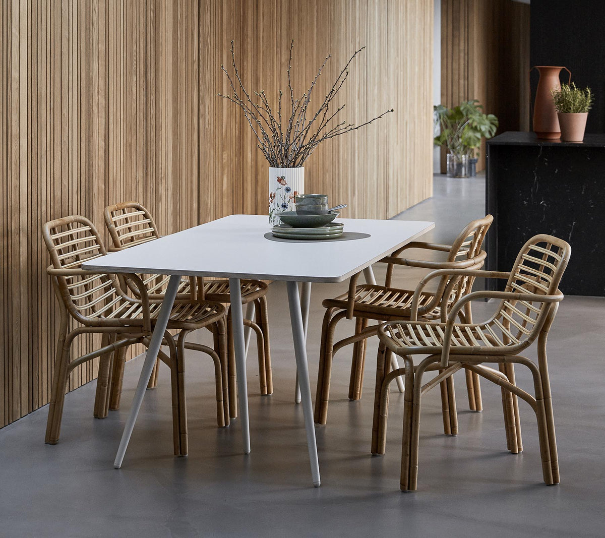 Cane-line Peak stol m/armlene - Danske designer møbler – Cane-line.no